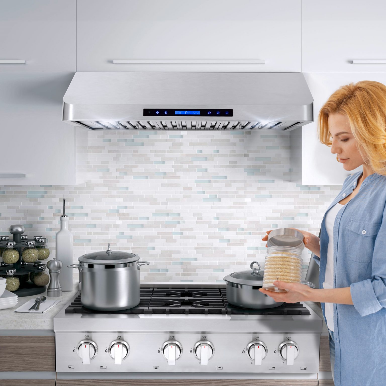 The COS-GRT366 Gas Cooktop: Italian-Made Burners with Slide-In ...