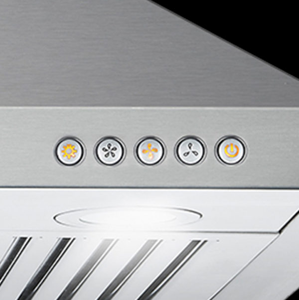 COS-63175 | 30″ Stainless Steel Wall Mount Range Hood with Push Button ...
