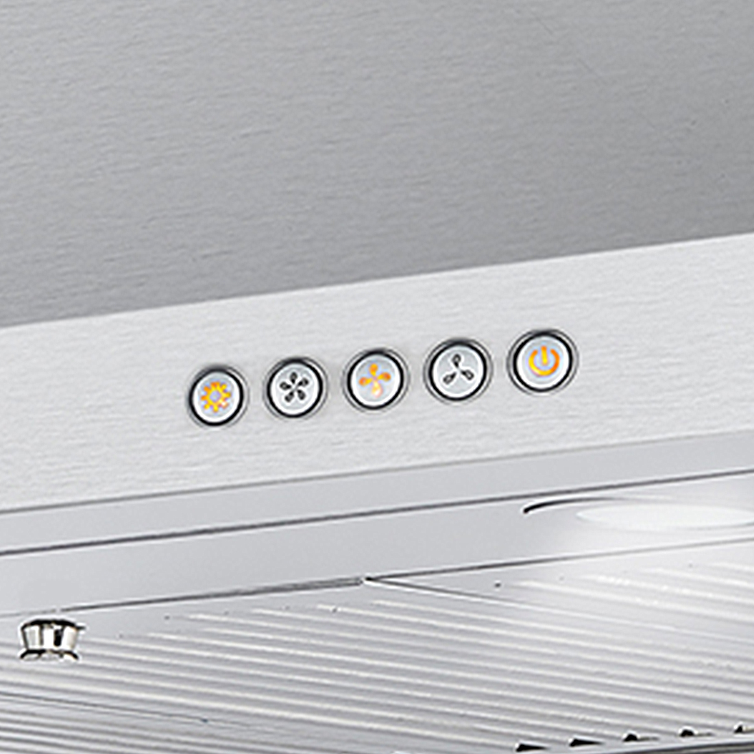 COS-63190 | 36″ Stainless Steel Wall Mount Range Hood with Push Button ...