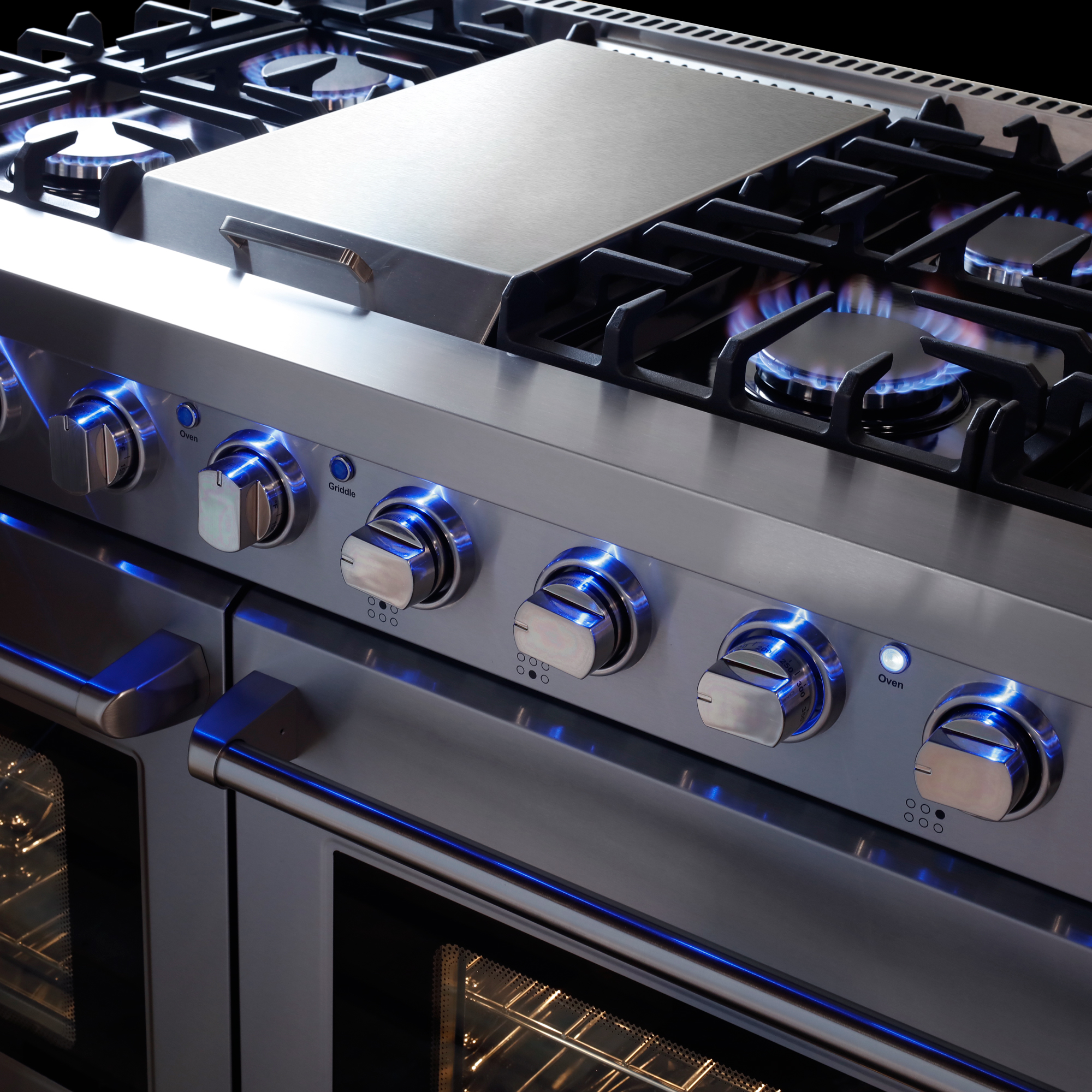 COS-EPGR486G | 48″ Professional Style Double Gas Range | Cosmo Appliances