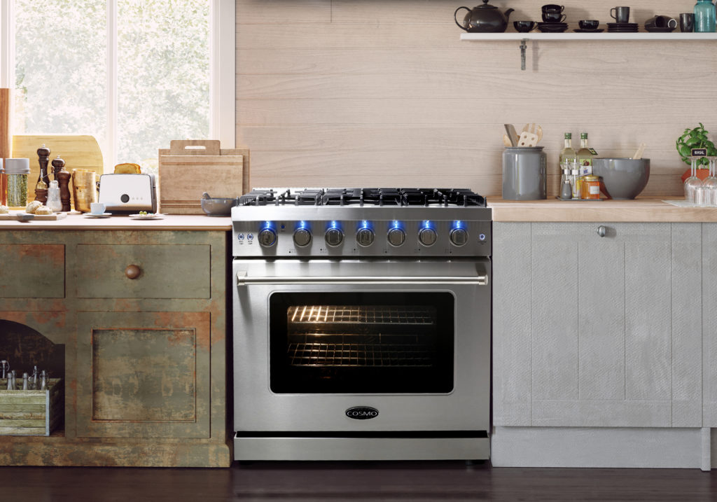 COS-EPGR366 | 36″ Professional Style Gas Range | Cosmo Appliances