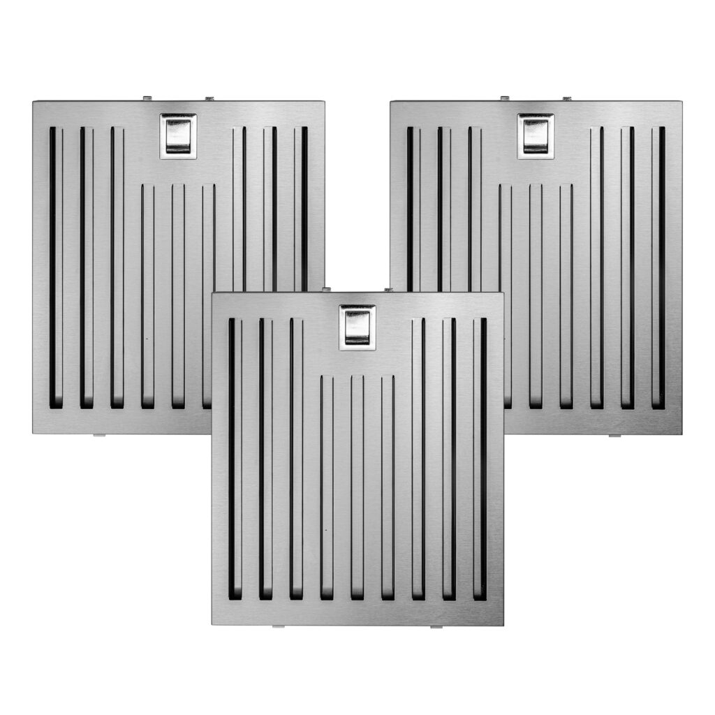 Stainless Steel Baffle Filter – 63190 Models – RS Version (3-Pack ...