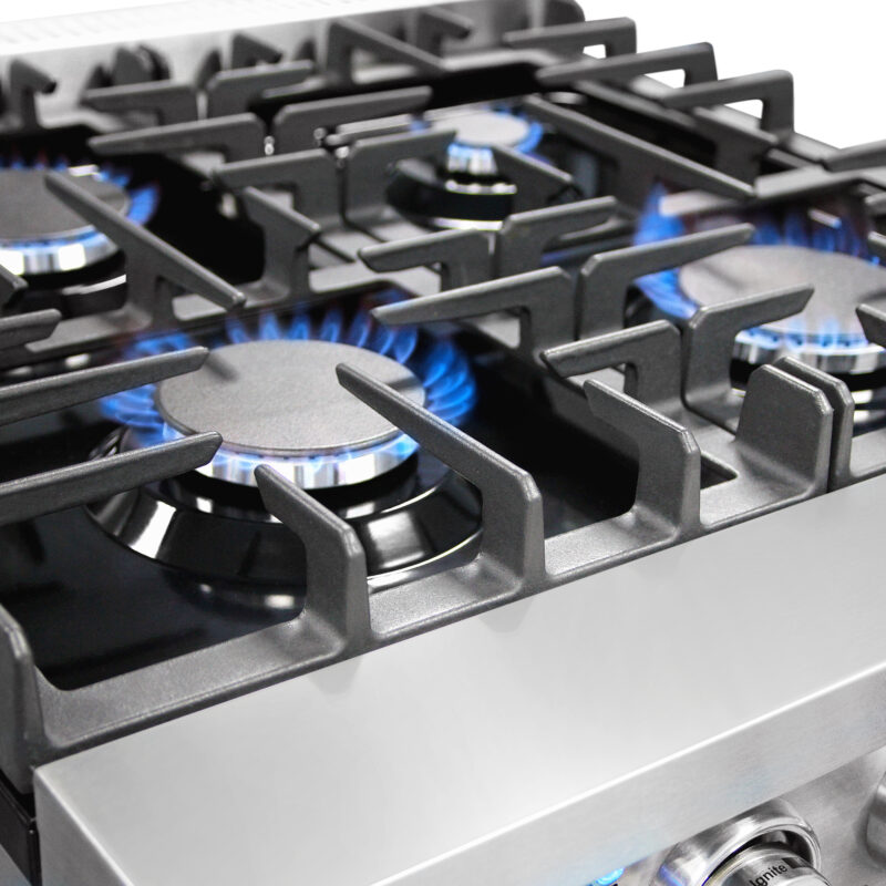 COS-EPGR244 | 24″ Professional Style Gas Range | Cosmo Appliances