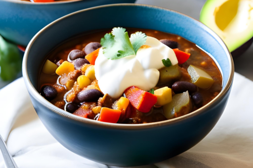 Potato Black Bean Chili Recipe | Cosmo Appliances