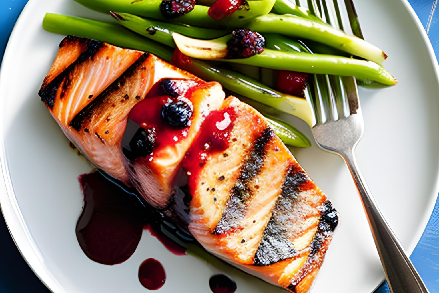 Grilled Salmon with Wild Berry Glaze | Cosmo Appliances