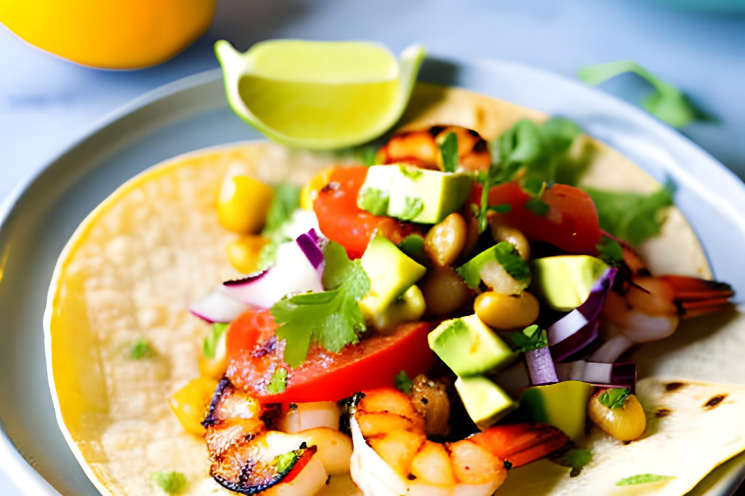 Grilled Shrimp Tacos with Zesty Citrus Salsa | Cosmo Appliances