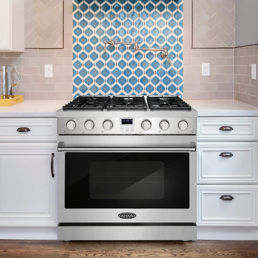 COS-GRC366KB | 36″ Professional Style Gas Range | Cosmo Appliances