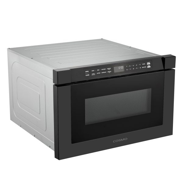 COS-12MWDBK-NH | 24″ Built-In Microwave Drawer in Matte Black | Cosmo ...