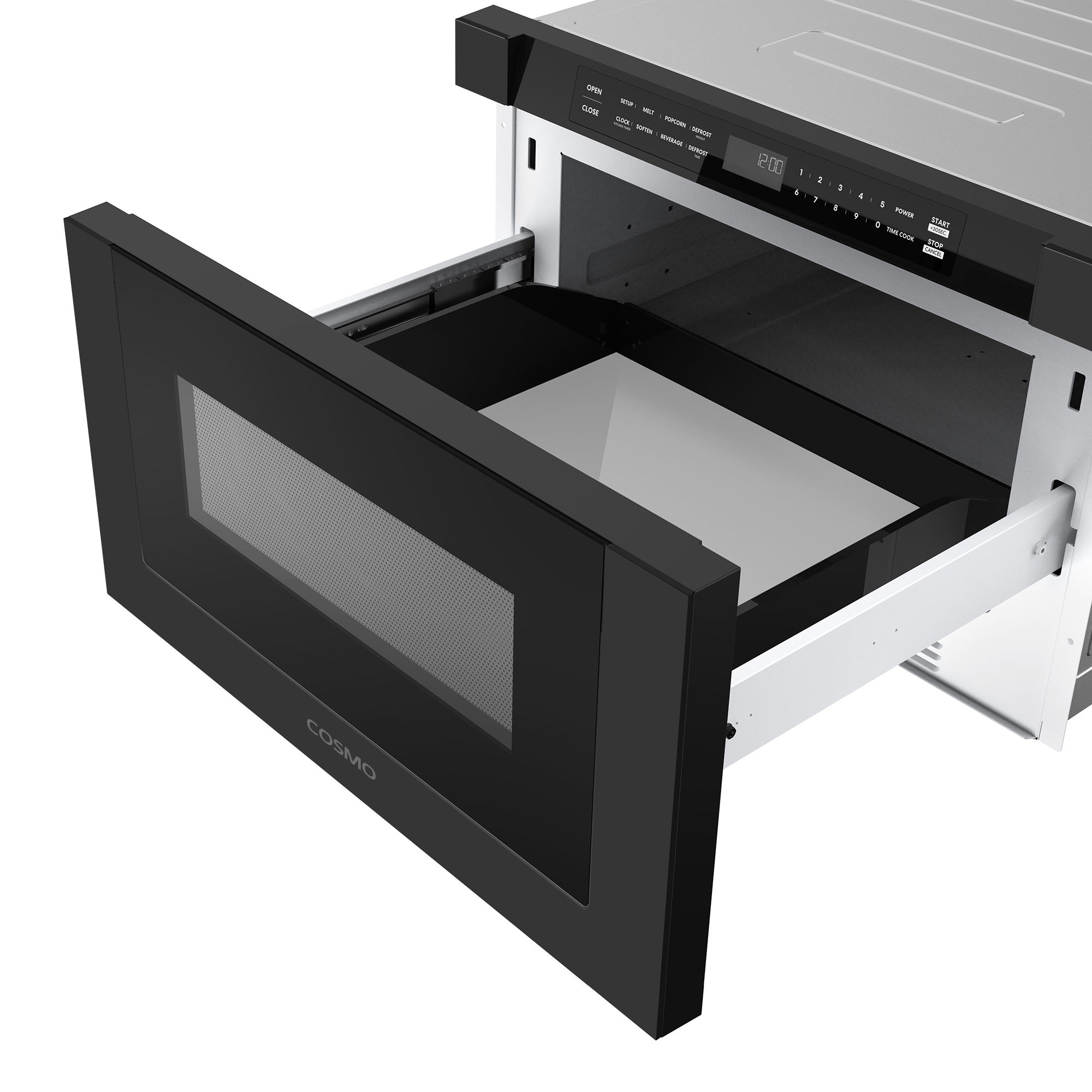 COS-12MWDBK-NH | 24″ Built-In Microwave Drawer in Matte Black | Cosmo ...