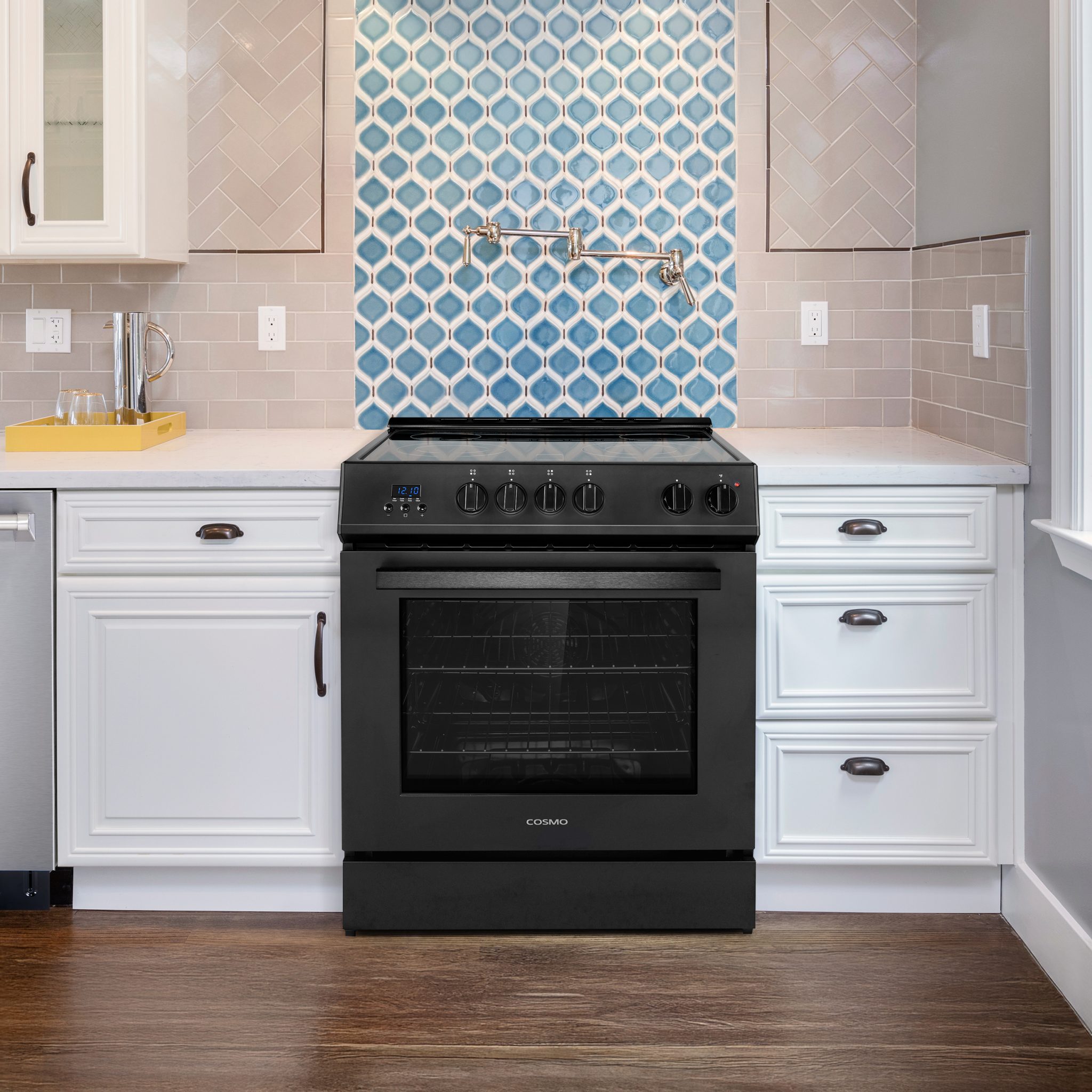 The COS-ERD304K-BK Electric Range: Bold Matte Black Style with Modern Cooking Performance ...